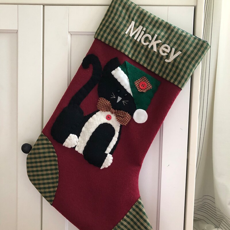 Cat Stocking - Etsy