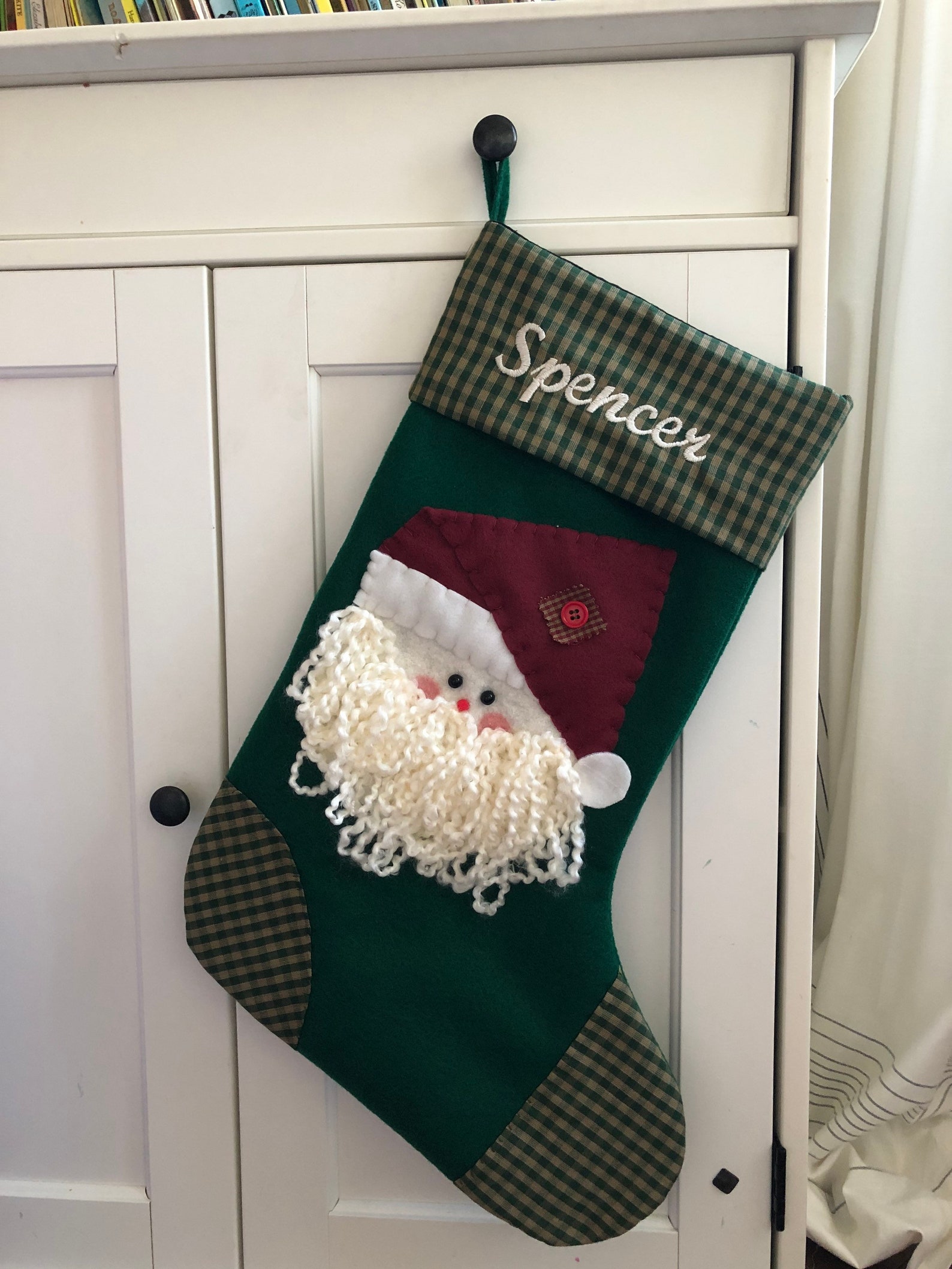 Santa Claus Stocking Christmas Stocking Christmas Stocking - Etsy