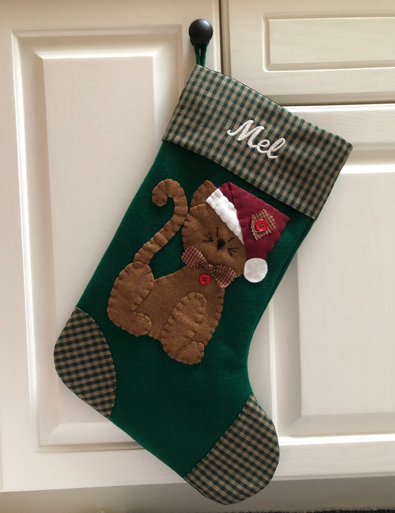Cat Stocking Cat Christmas Stocking Stocking for Cat - Etsy