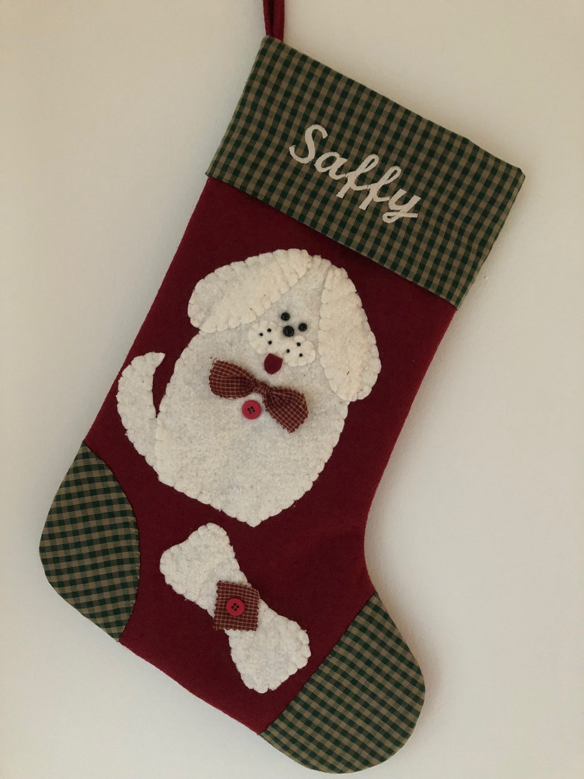 Dog Stocking Stocking for Dog Dog Christmas Stocking Dog | Etsy
