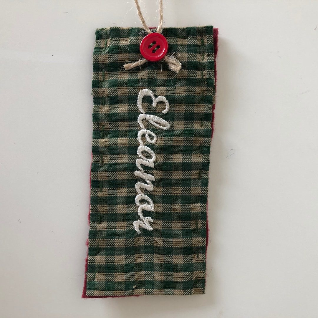 Stocking Tag, Name Tag for Stocking, Christmas Stocking Name Tag, Hang ...