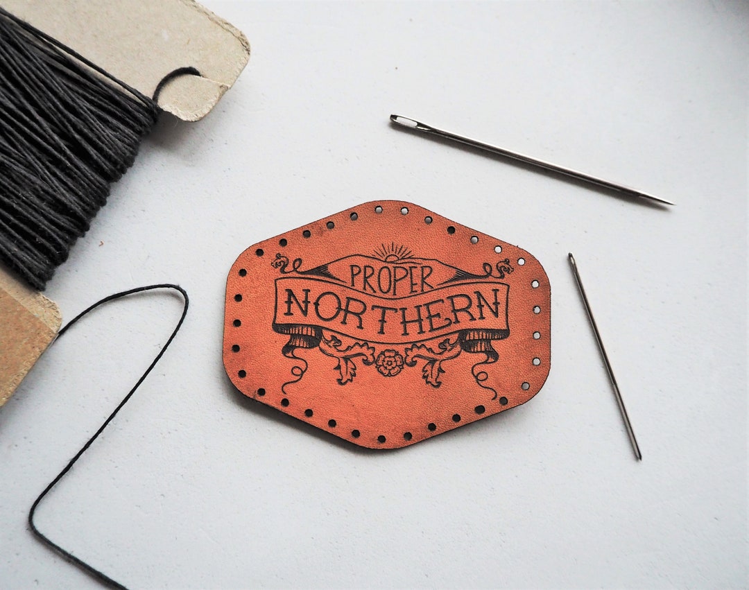 Northern Leather Patch, Yorkshire Banner - Etsy