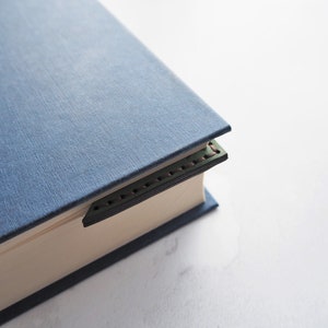 Custom Leather Corner Bookmark, Vintage Style Hand Made Page Marker - Etsy