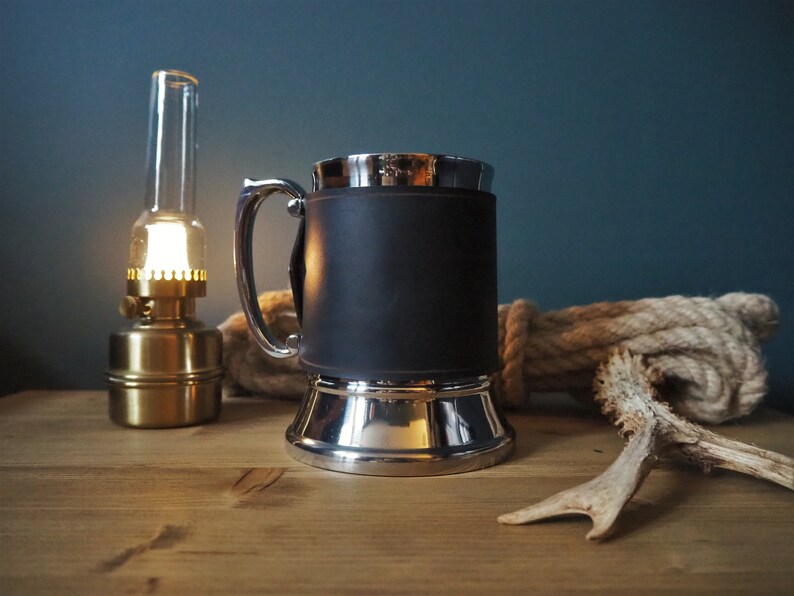 Leather Tankard With Removable Cover - Etsy