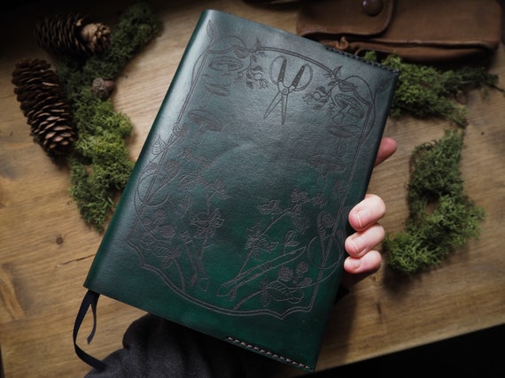 The Foragers Leather Journal Cover Removable - Etsy