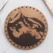 Mountain Climber Leather Patch - Etsy