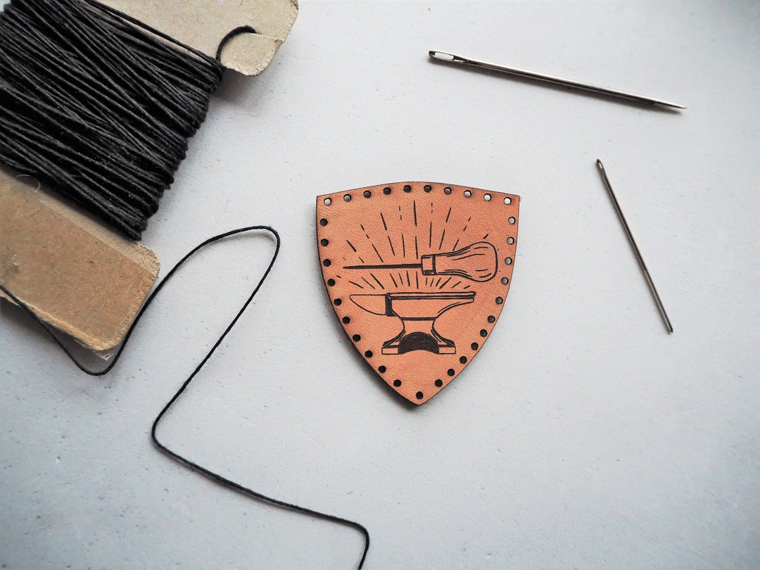 Craft Leather Patch, for Crafters, Blacksmiths, Seamstress, the Makers ...