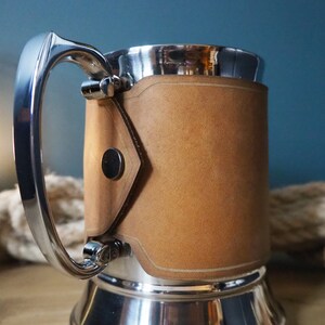 Leather Tankard With Removable Cover - Etsy