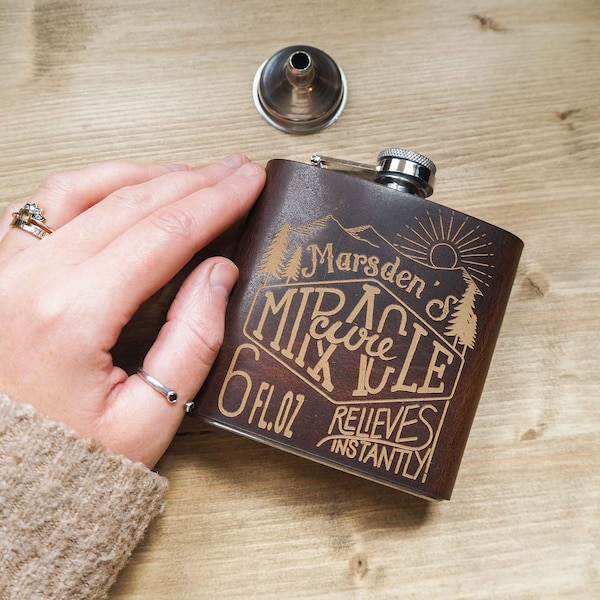 Western Style Flask - Etsy