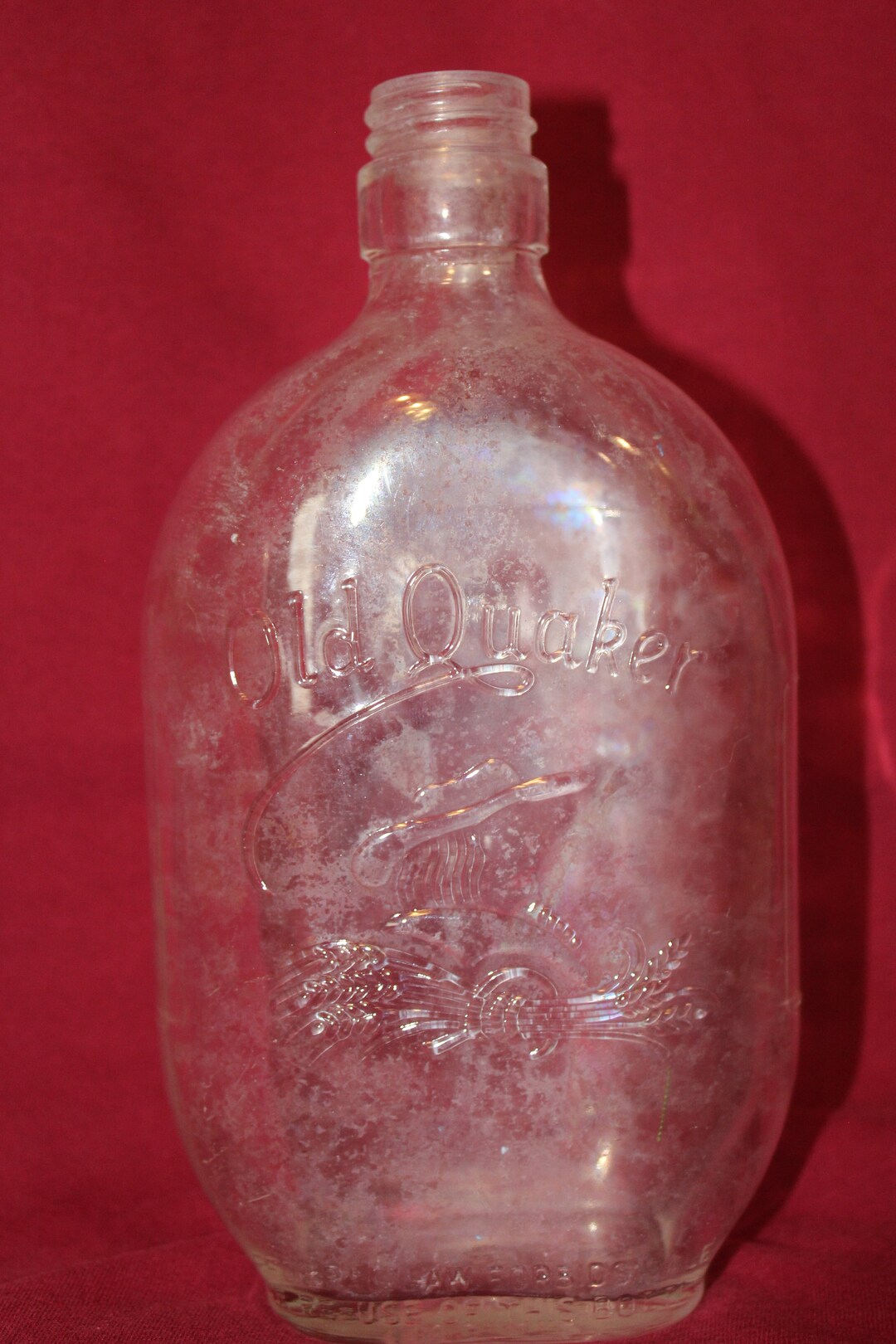 Vintage Bottle Old Quaker - Etsy