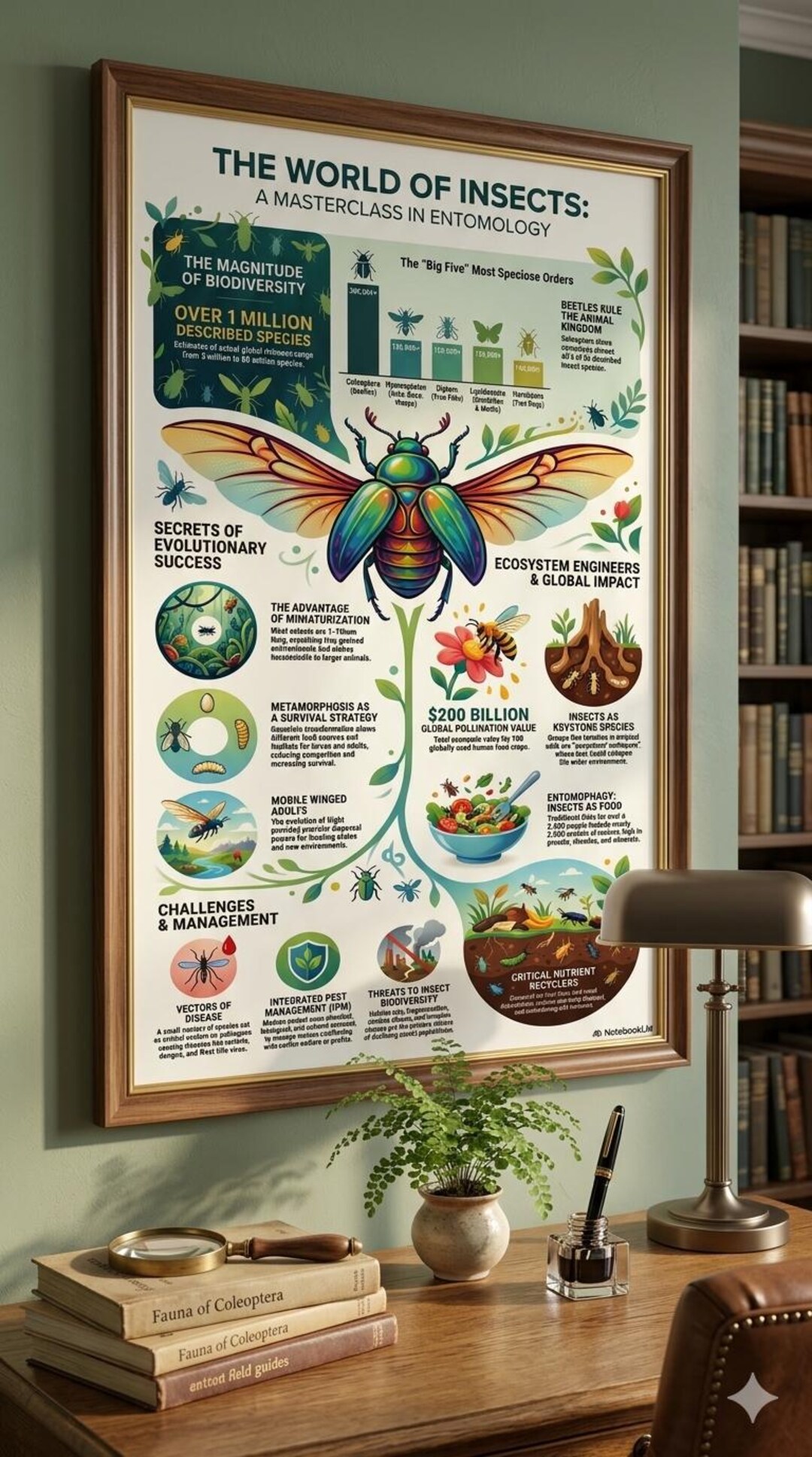 The World of Insects | POSTER | INFOGRAPHIC - Etsy