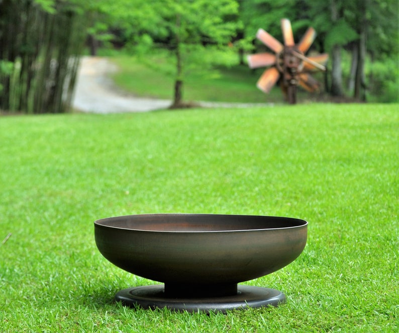 Fire Pit 30 Inch Straight Edge, Firepit Fire Pits Steel Fire Pit Metal ...