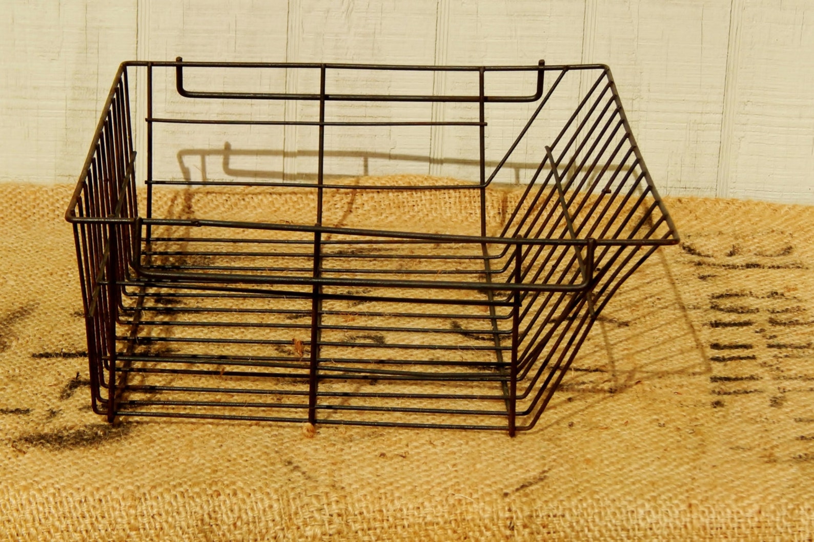 Antique Wire Baskets Rustic Wire Baskets Storage Baskets | Etsy