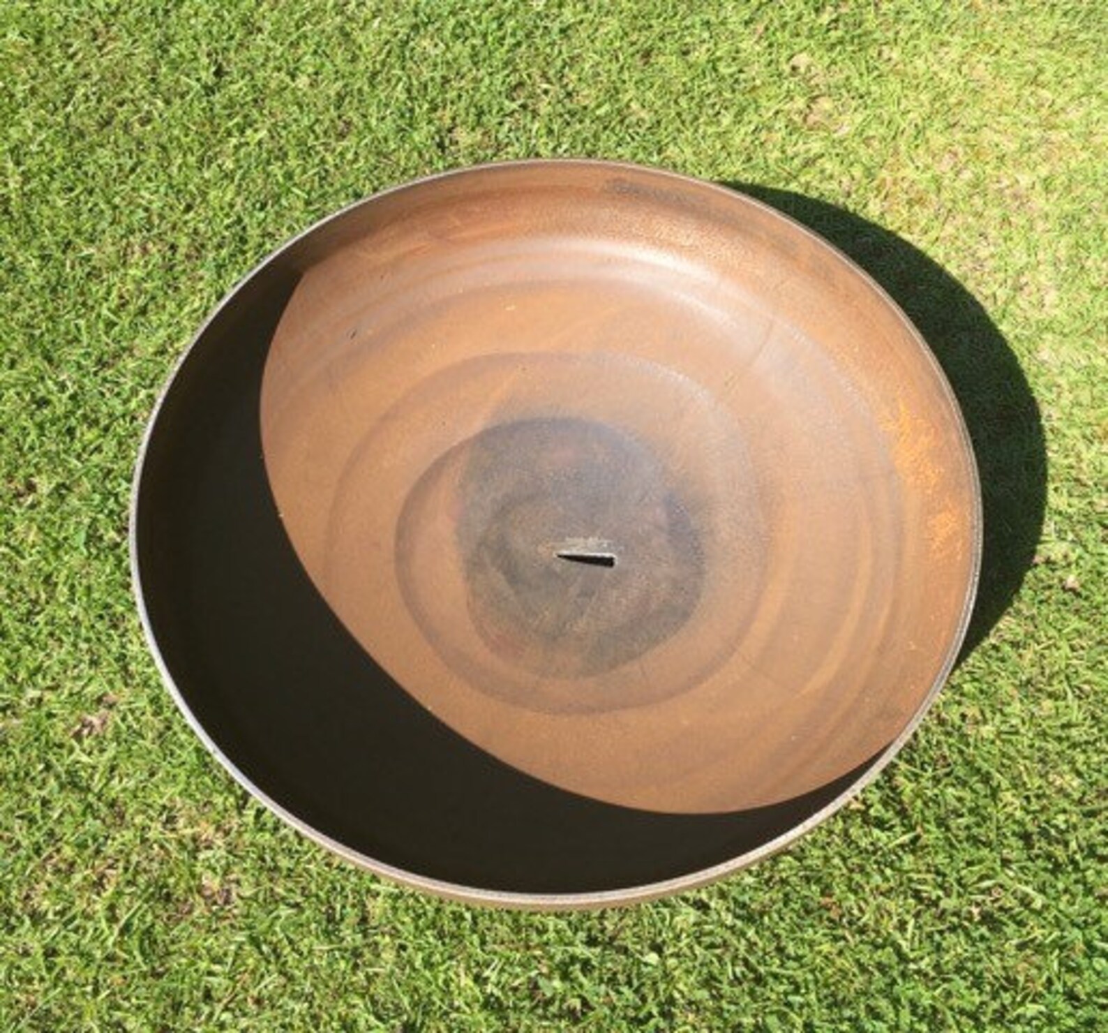 Fire Pit 30 Inch Shallow Straight Edge Including Fire Pit Lid - Etsy