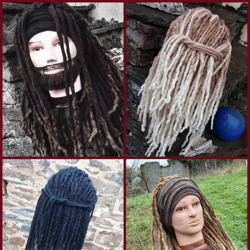 White Hair Wigs for Men - Etsy