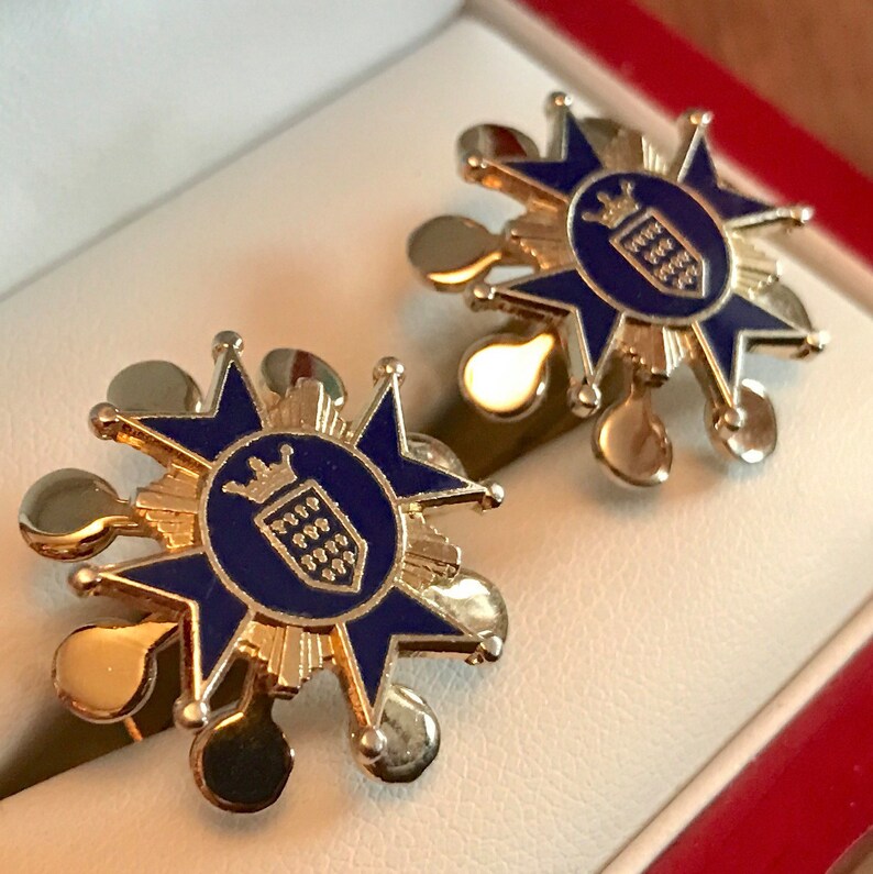 SWANK Continental Collection Ornate Crest Cufflinks - Etsy