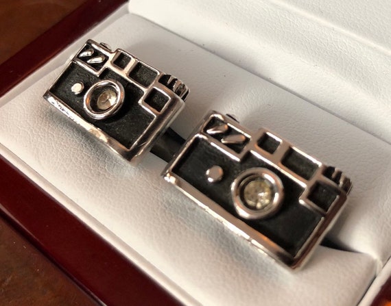 RARE Original Vintage SWANK 50's/Leica Camera Cufflin… - Gem