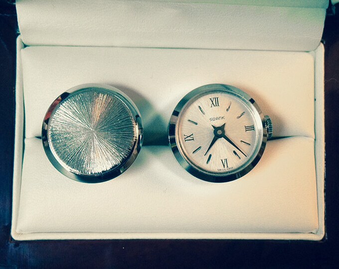 RARE Original Vintage SWANK Formal Watch Cufflinks - Etsy