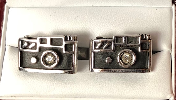 RARE Original Vintage SWANK 50's/Leica Camera Cufflin… - Gem