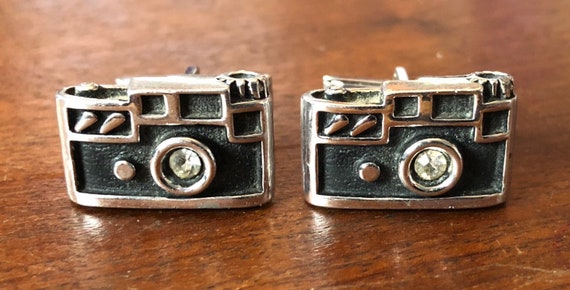 RARE Original Vintage SWANK 50's/Leica Camera Cufflin… - Gem