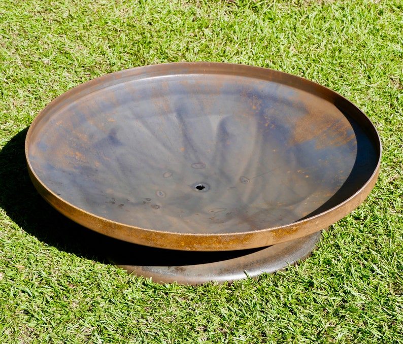 36 Inch Shallow Depth Steel Fire Pit Custom Fire Pit - Etsy