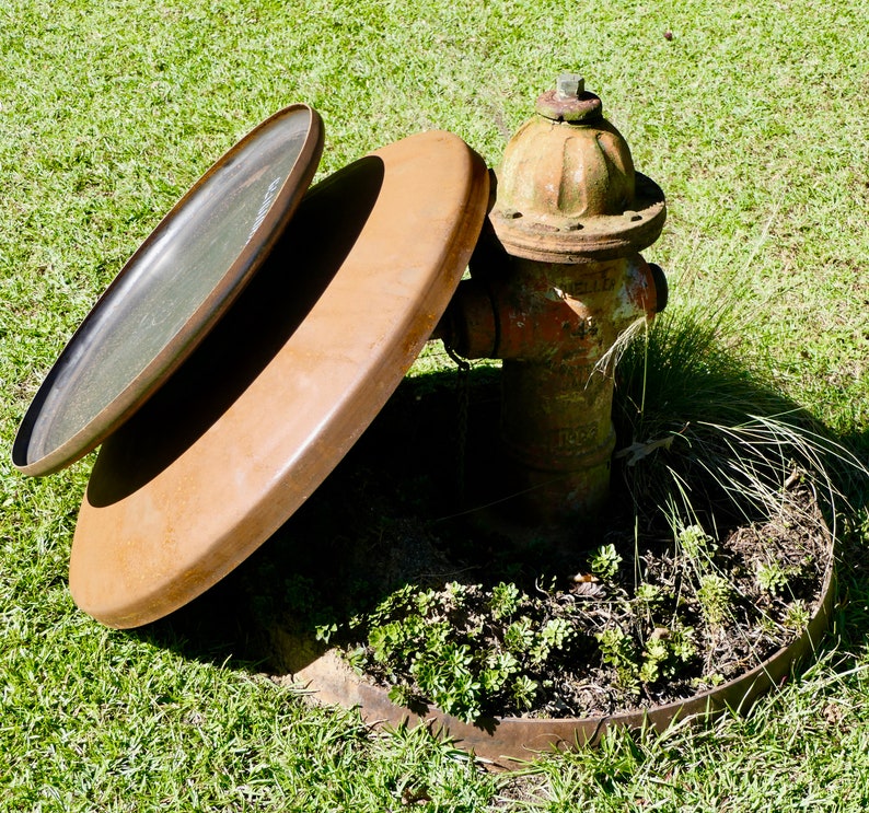 36 Inch Shallow Depth Steel Fire Pit Custom Fire Pit - Etsy