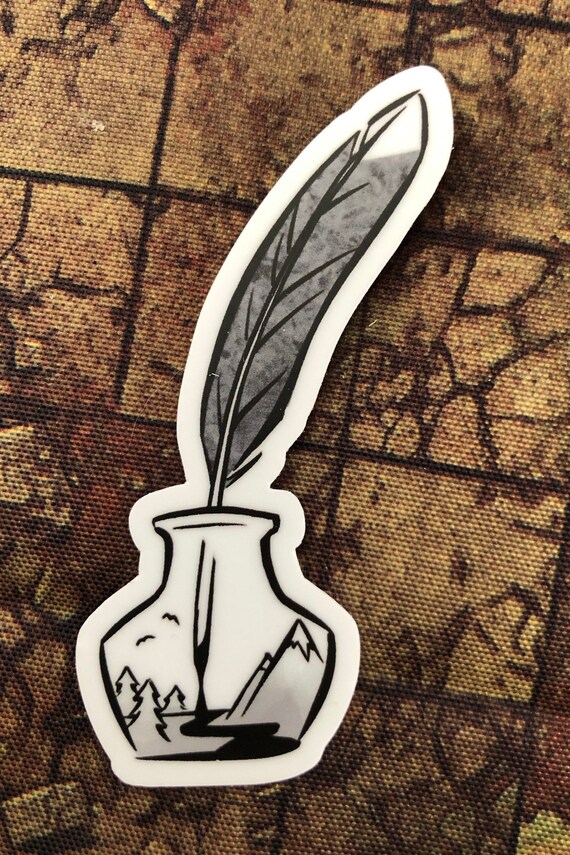 Otherworldly Ink Vinyl Sticker | Etsy