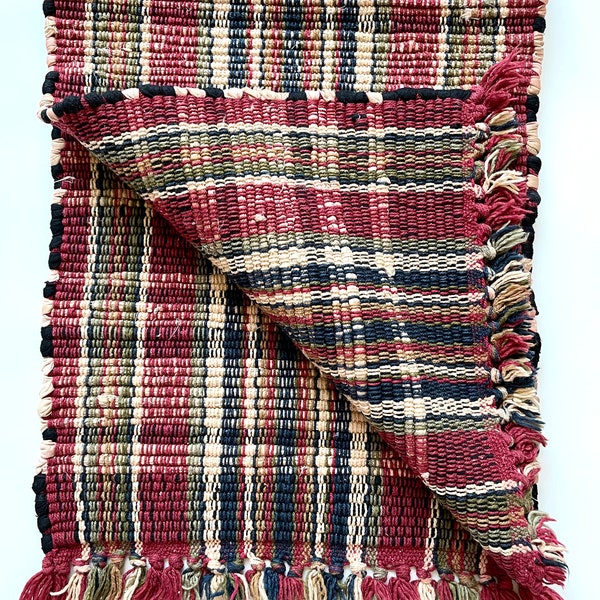Rag Rug Runner - Etsy