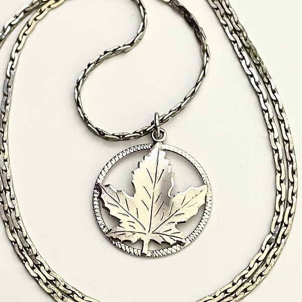 Maple Leaf Pendant - Etsy