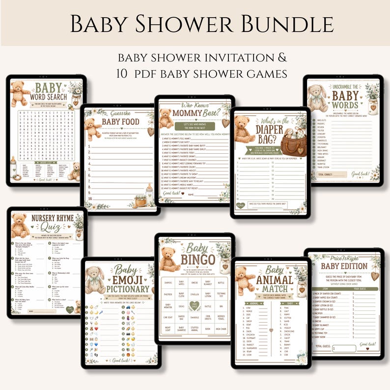 Editable Baby Shower Invitation Beach Theme | Interactive Baby Shower ...