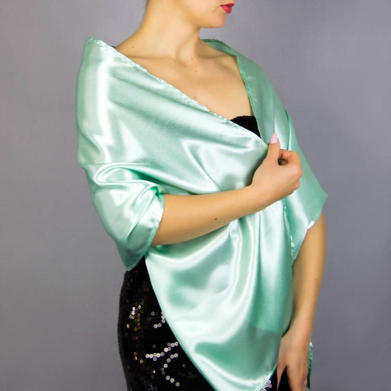 Mint Turquoise Green Wrap Shawl Bolero Shrug Spring Summer - Etsy