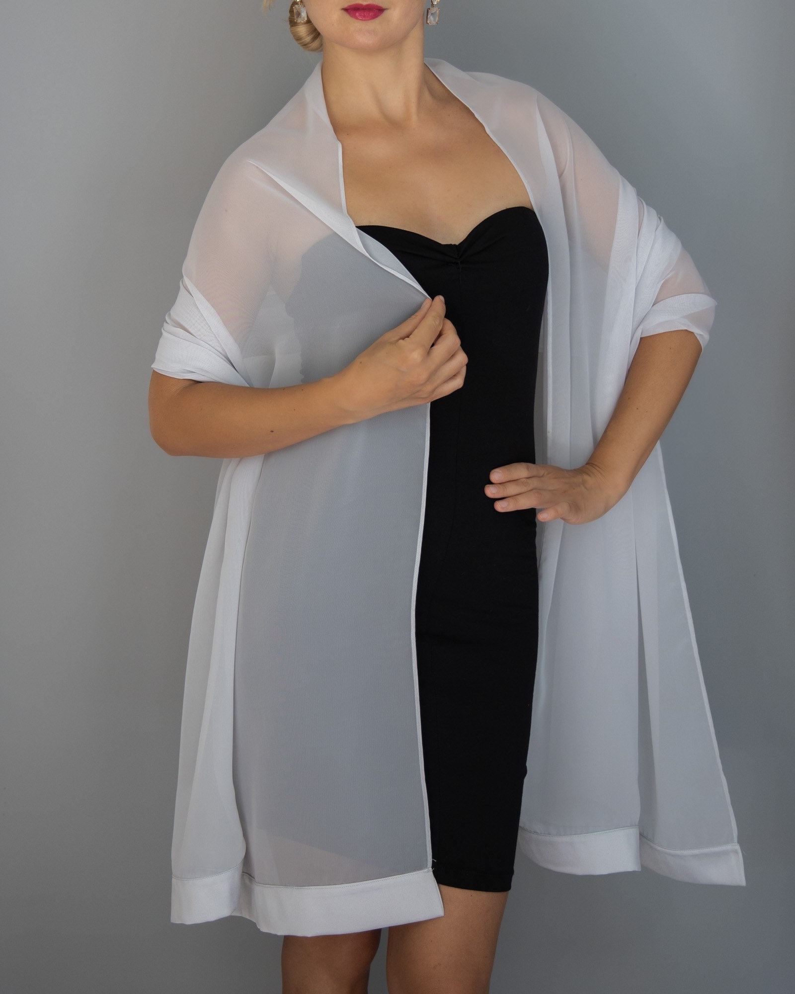 Matching Set: Bag and Shawl Wedding Shrug Elegant Accessory Light ...