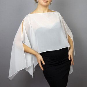 Royal Blue Chiffon Capelet Wrap Shrug Wedding Dress Luxury - Etsy