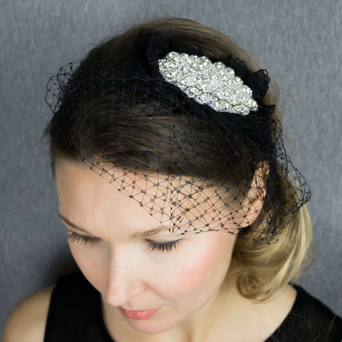 Birdcage Veil / Russian Veil / Elegant Couture and Classical | Etsy