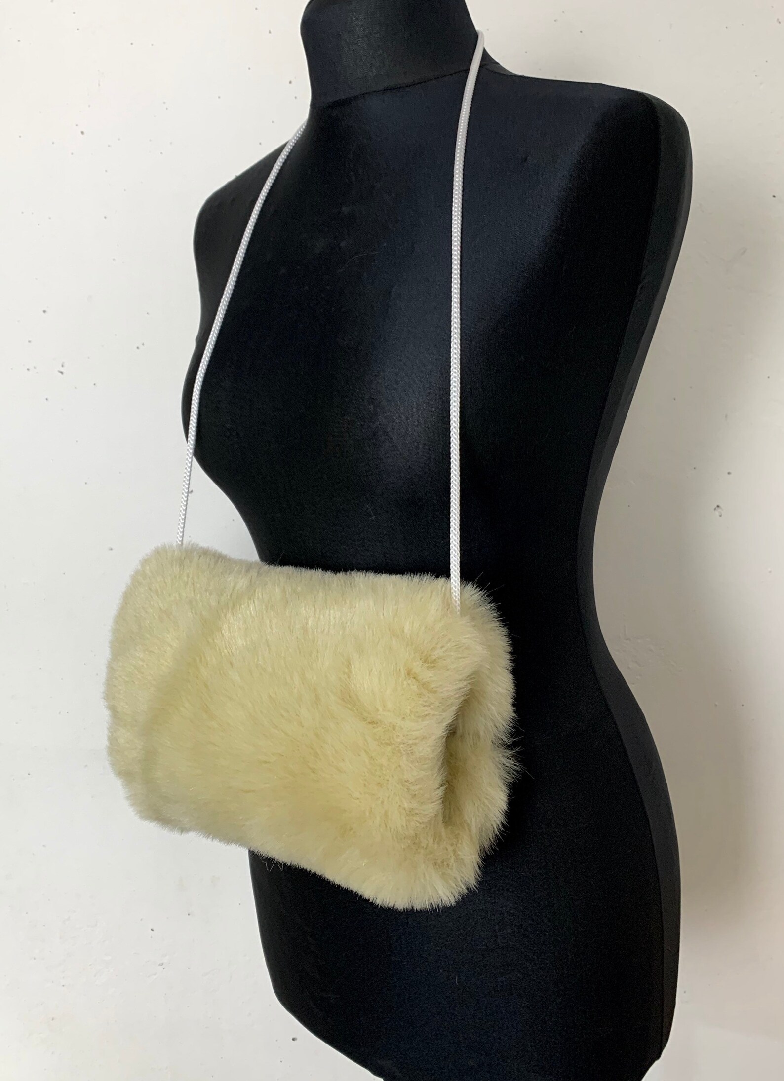Faux fur Muff Winter handwarmer wedding fur lining women or | Etsy