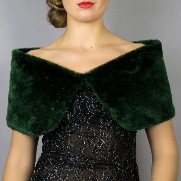 Buy Faux Fur Shawl - Etsy