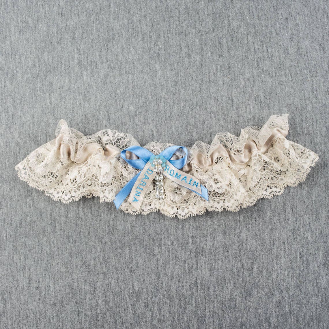 Champagne Beige Garter for Your Wedding Bridal Garter Tossing | Etsy