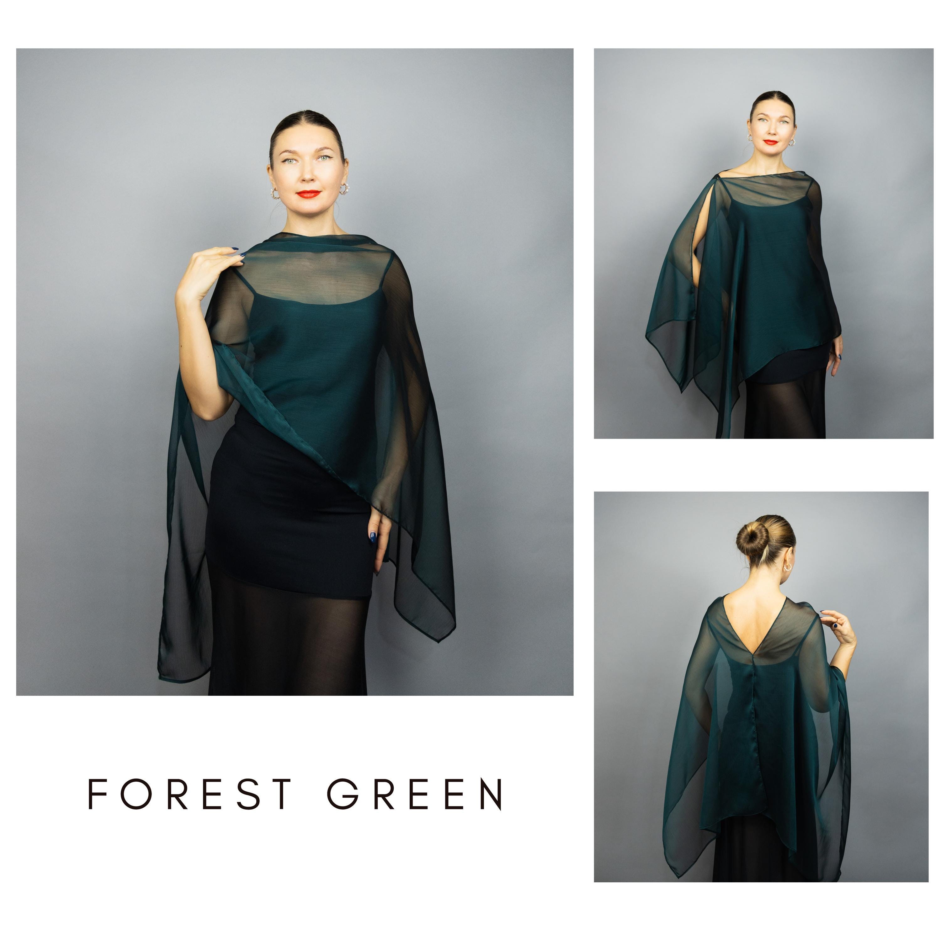 Sage Green Capelet Sage Green Shrug Green Greek Style Wrap Sheer Greek ...