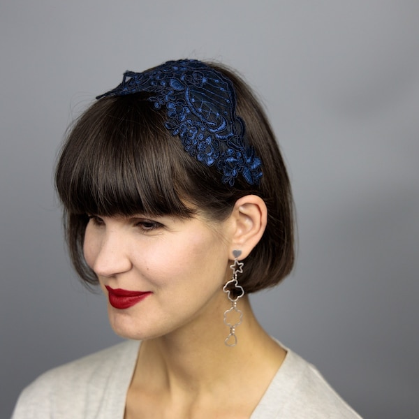 Navy Blue Formal Headband - Etsy