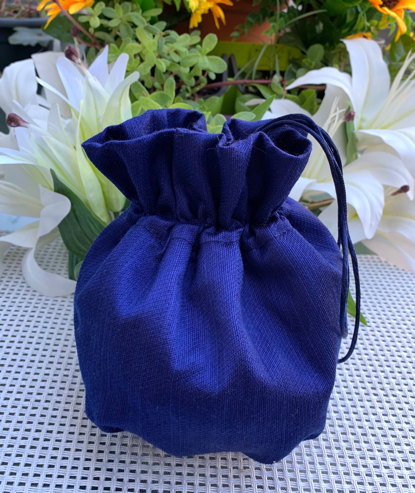 Elegant bag purse navy blue wedding heavy silk purse lining | Etsy
