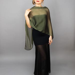 Olive Capelet Olive Green Shrug Olive Greek Style Wrap Sheer Greek Cape ...