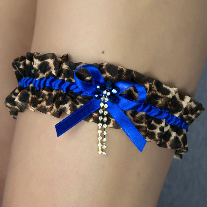 Animal Print Bridal Garter for Your Wedding, Hen Night Out, Tossing ...