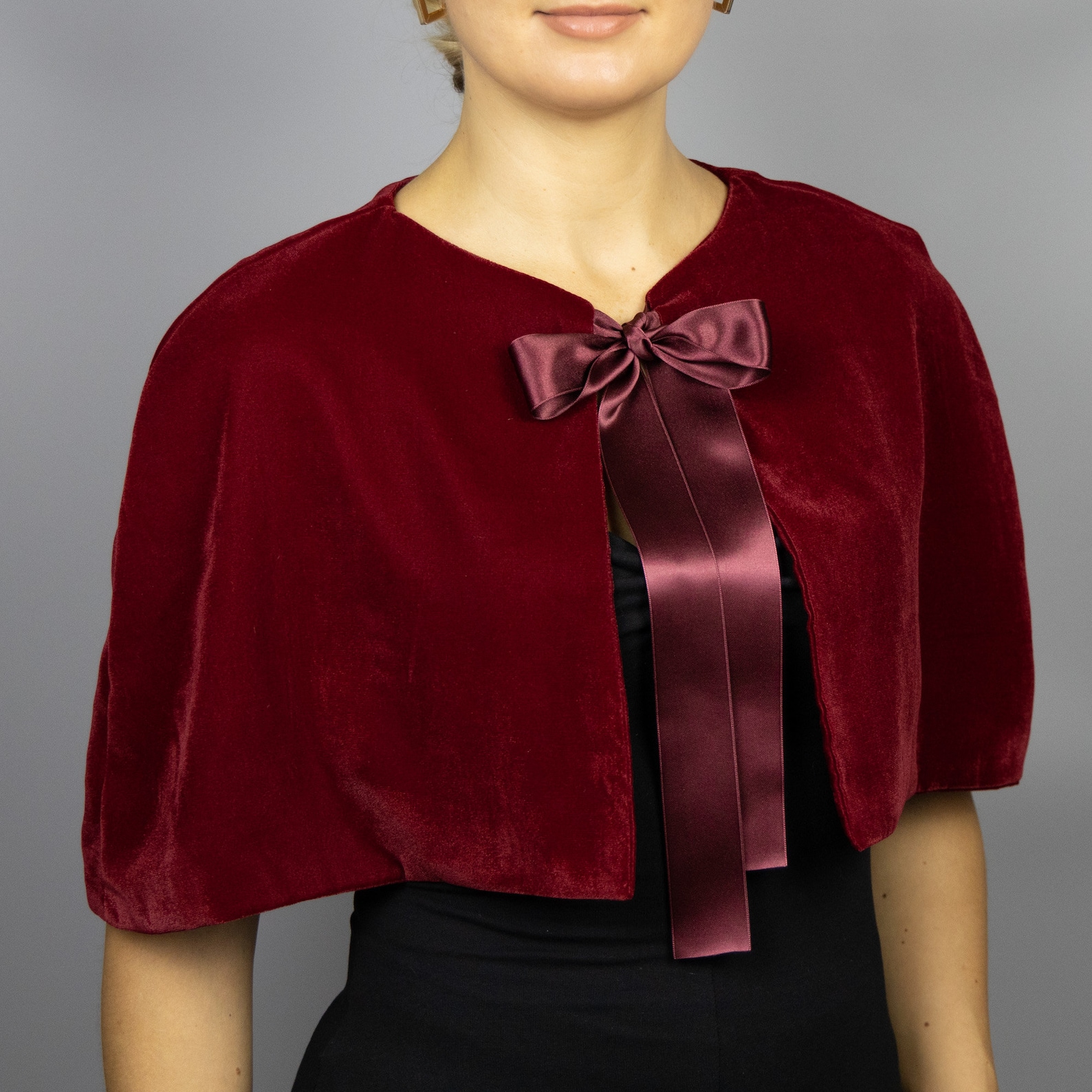 Velvet Velour Capelet Cape Wrap Wedding Shrug Different Cape - Etsy