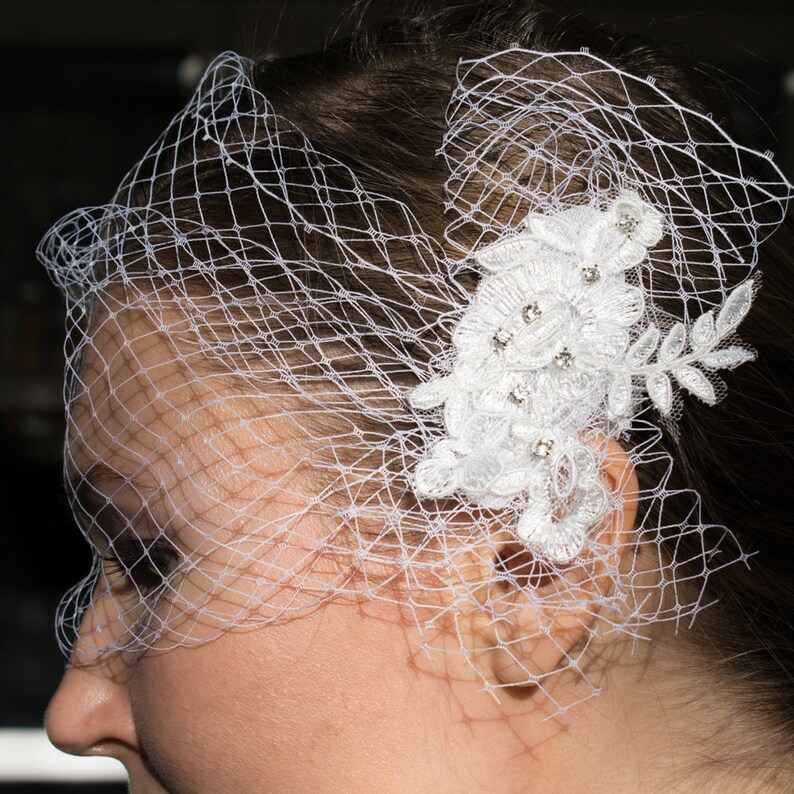 Birdcage Veil / Russian Veil /classical Bridal Veil White - Etsy