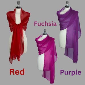 Red Wrap Red Sheer Wrap Red Sheer Shawl Red Scarf Bridesmaids Gift Wrap ...