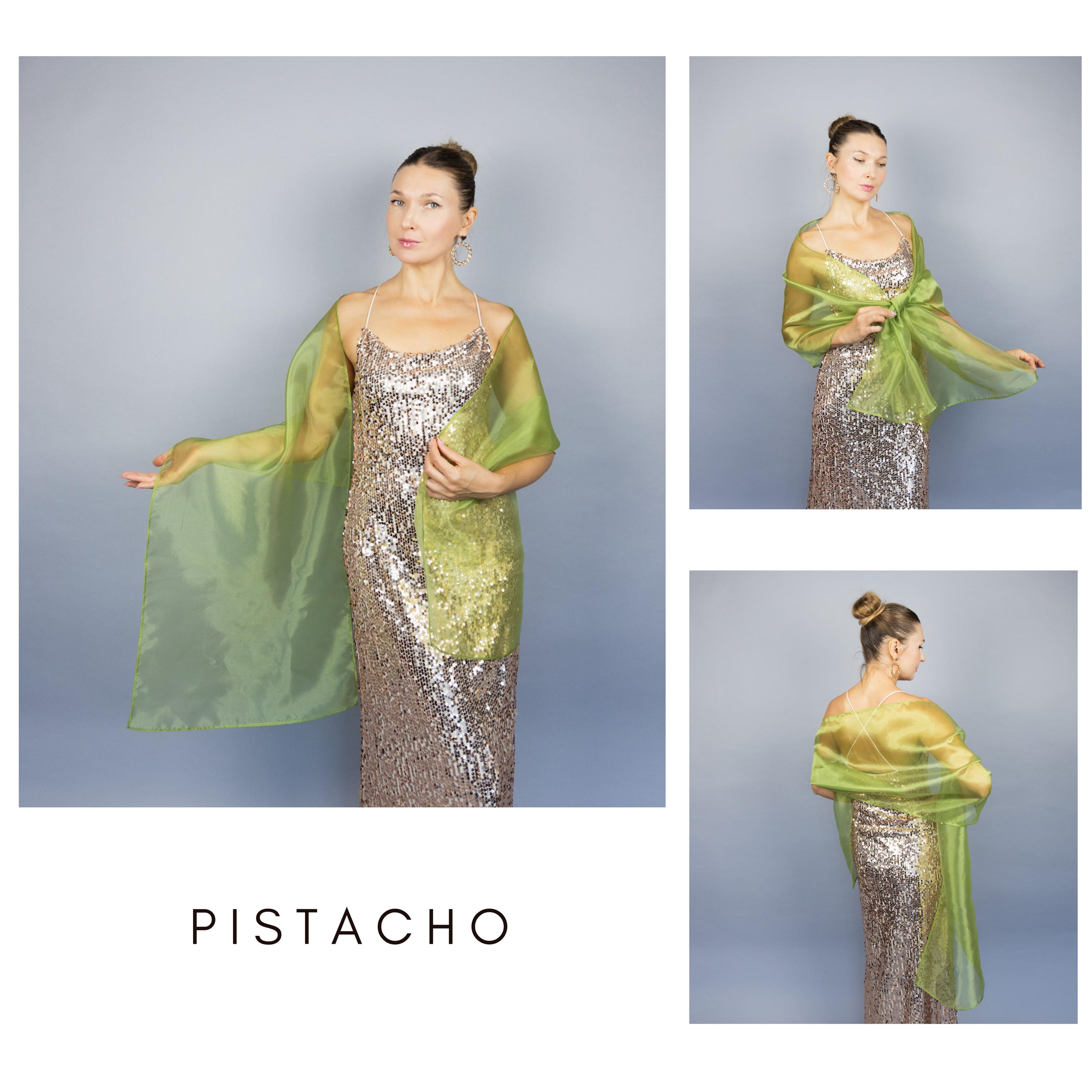 Olive Green Organza Wrap Olive Sheer Shawl Olive Shawl Olive Scarf ...