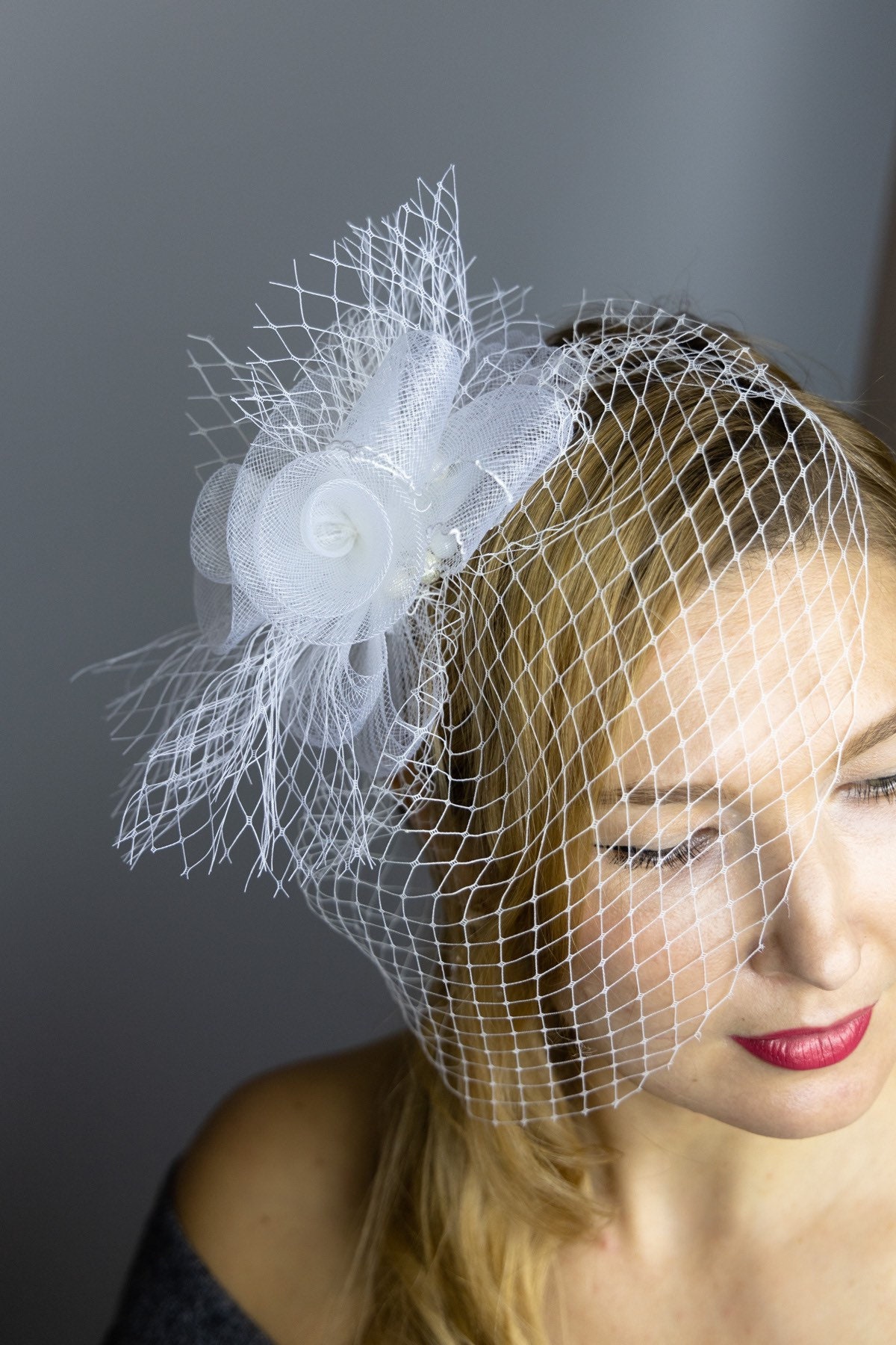 Birdcage Veil / Russian Veil / Elegant Couture and Classical - Etsy Canada