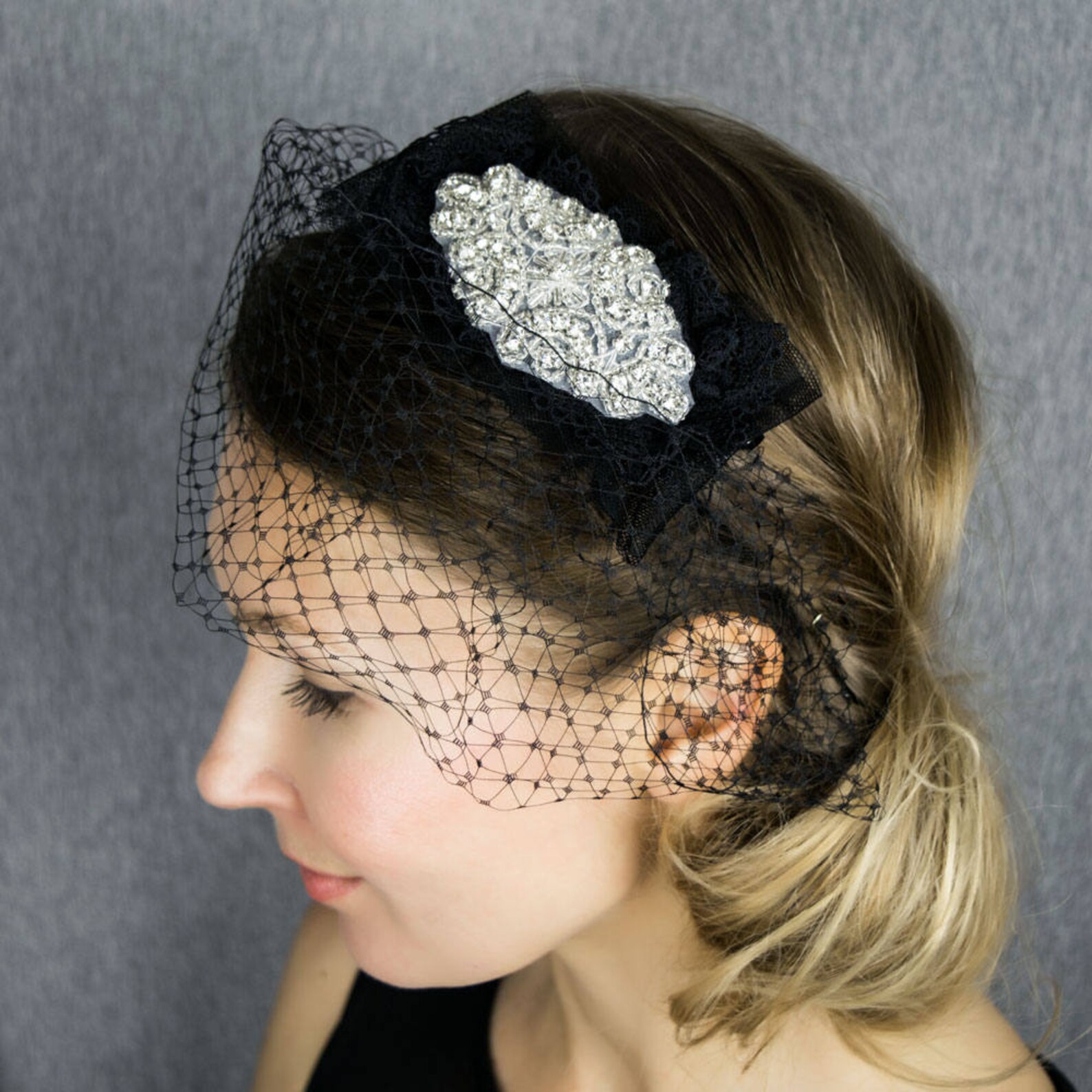 Birdcage Veil / Russian Veil / Elegant Couture and Classical | Etsy