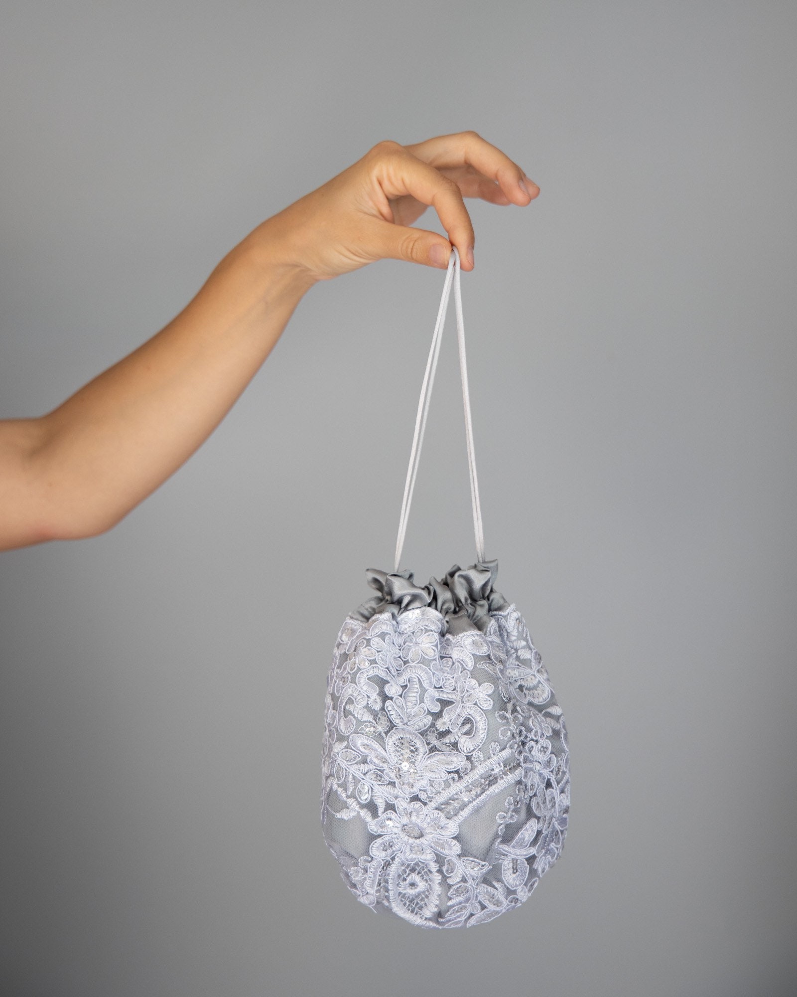 Matching Set: Bag and Shawl Wedding Shrug Elegant Accessory Light ...