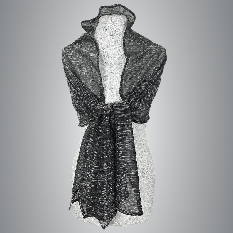 Luxury Stretchy Sparkly Wrap Shawl Bolero Winter Wedding 200 Cm Silver ...